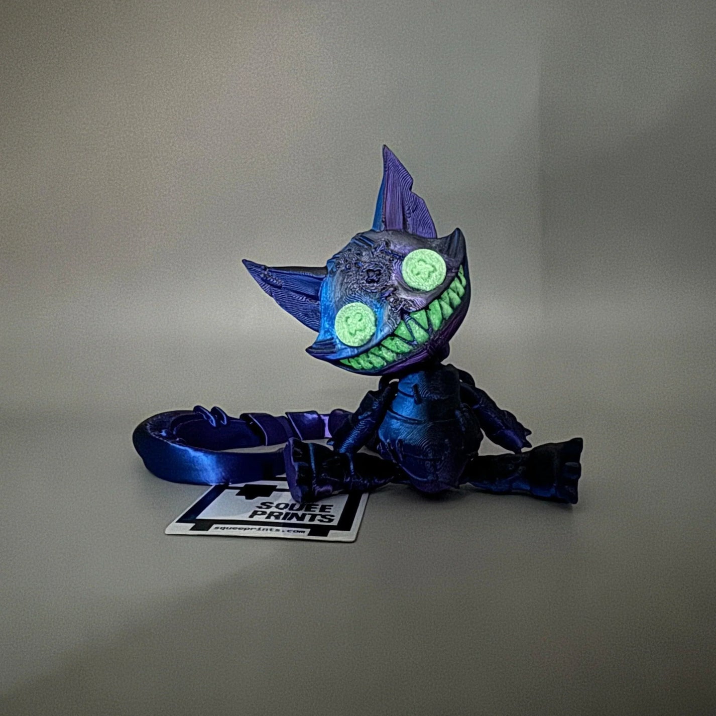 Creepy Cheshire Cat | Voodoo Doll | Glow in the Dark – Squee Prints