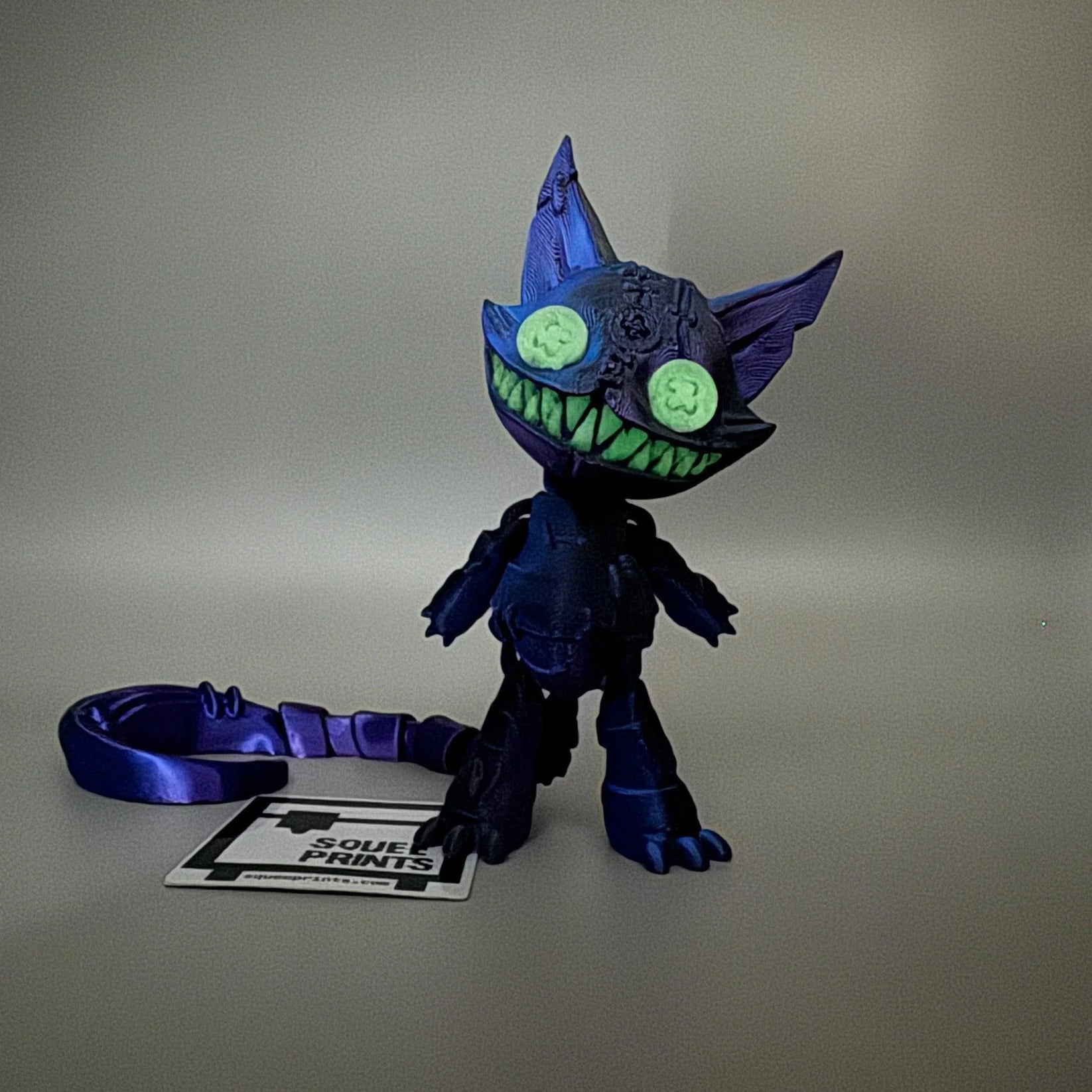 Creepy Cheshire Cat | Voodoo Doll | Glow in the Dark – Squee Prints