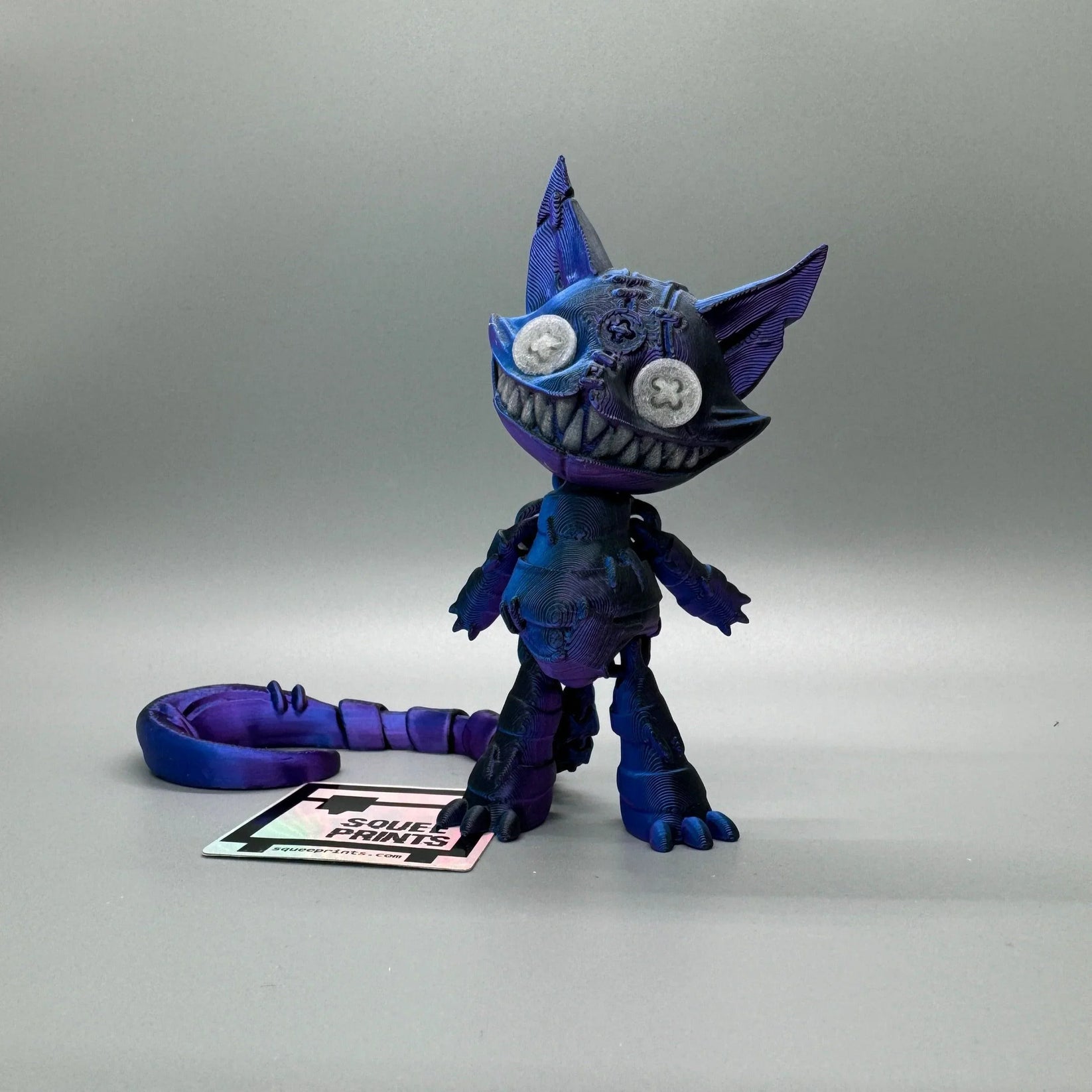 Creepy Cheshire Cat | Voodoo Doll | Glow in the Dark – Squee Prints