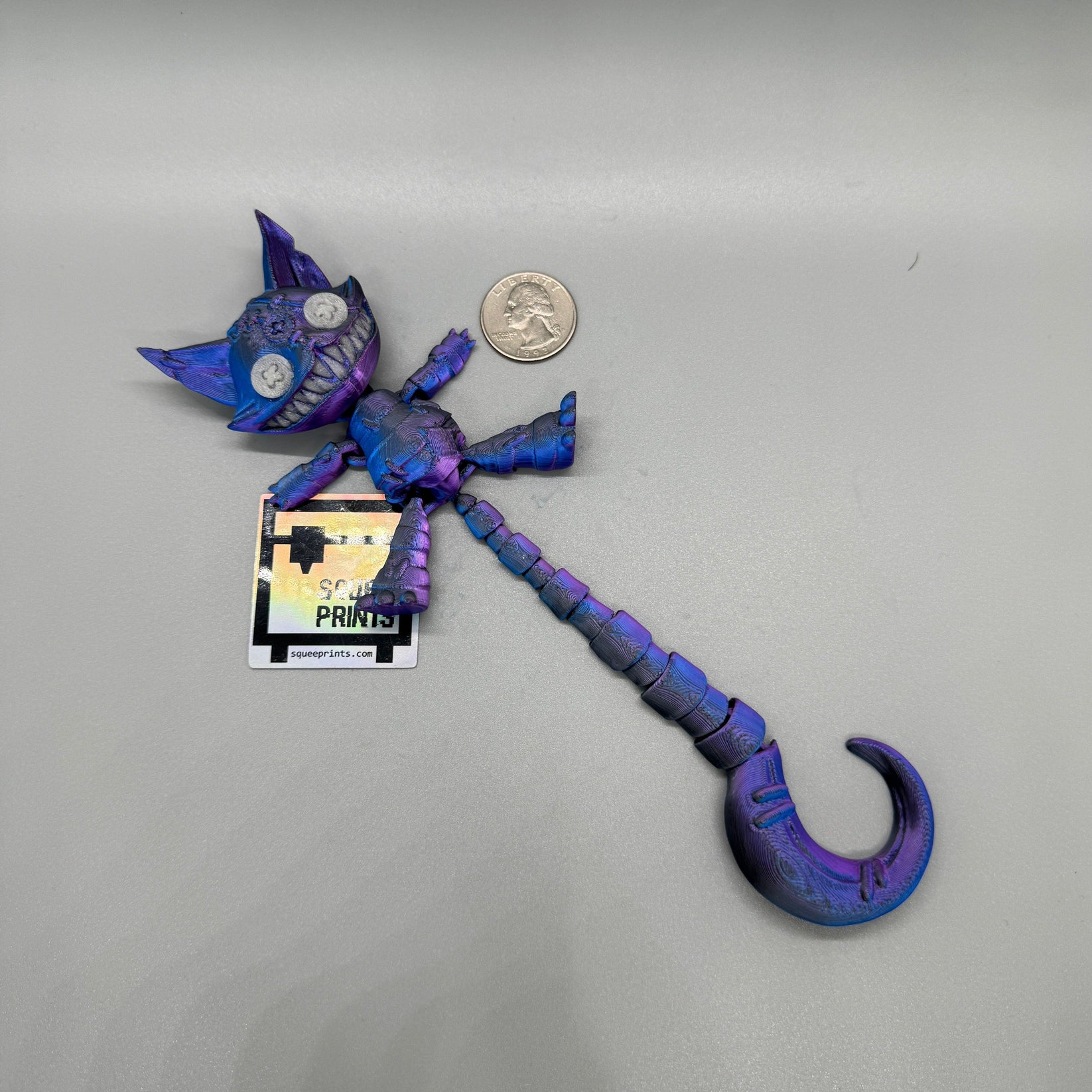 Creepy Cheshire Cat | Voodoo Doll | Glow in the Dark – Squee Prints