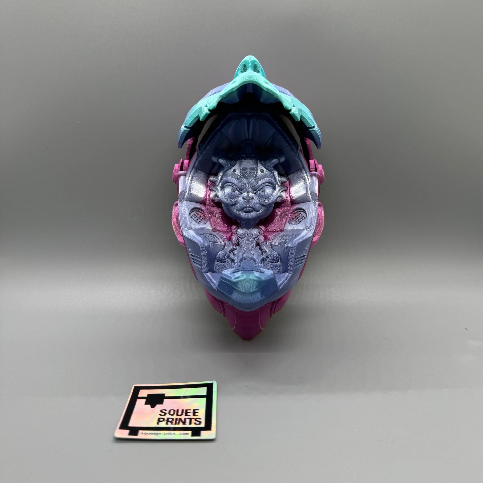 Alien Bot Droid | 3D Printed | Articulated Wall Mask – Squee Prints