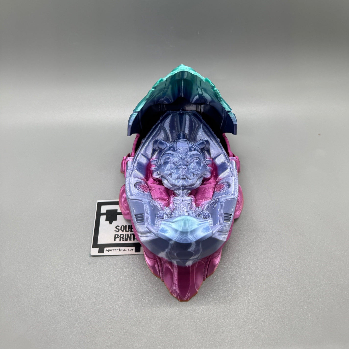 Alien Bot Droid | 3D Printed | Articulated Wall Mask – Squee Prints