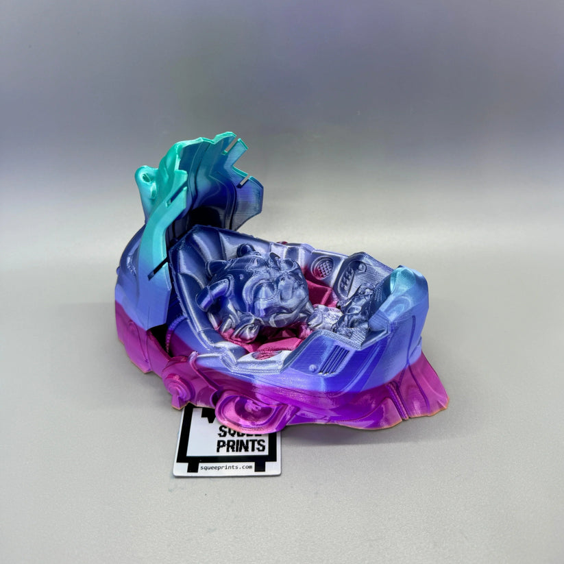 Alien Bot Droid | 3D Printed | Articulated Wall Mask – Squee Prints