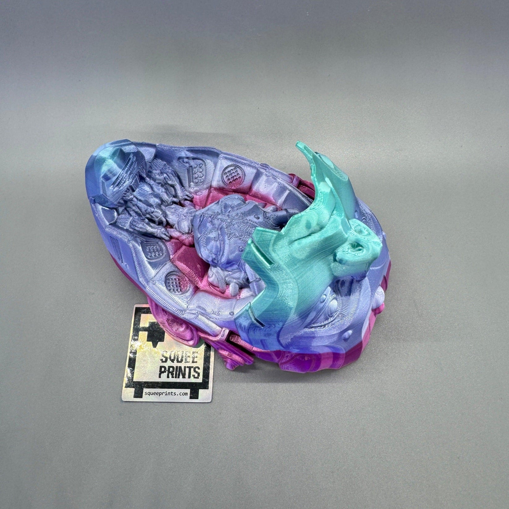 Alien Bot Droid | 3D Printed | Articulated Wall Mask – Squee Prints