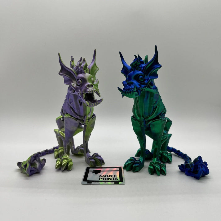 Hellhound | Articulated | 3D Print | Fidget – Squee Prints