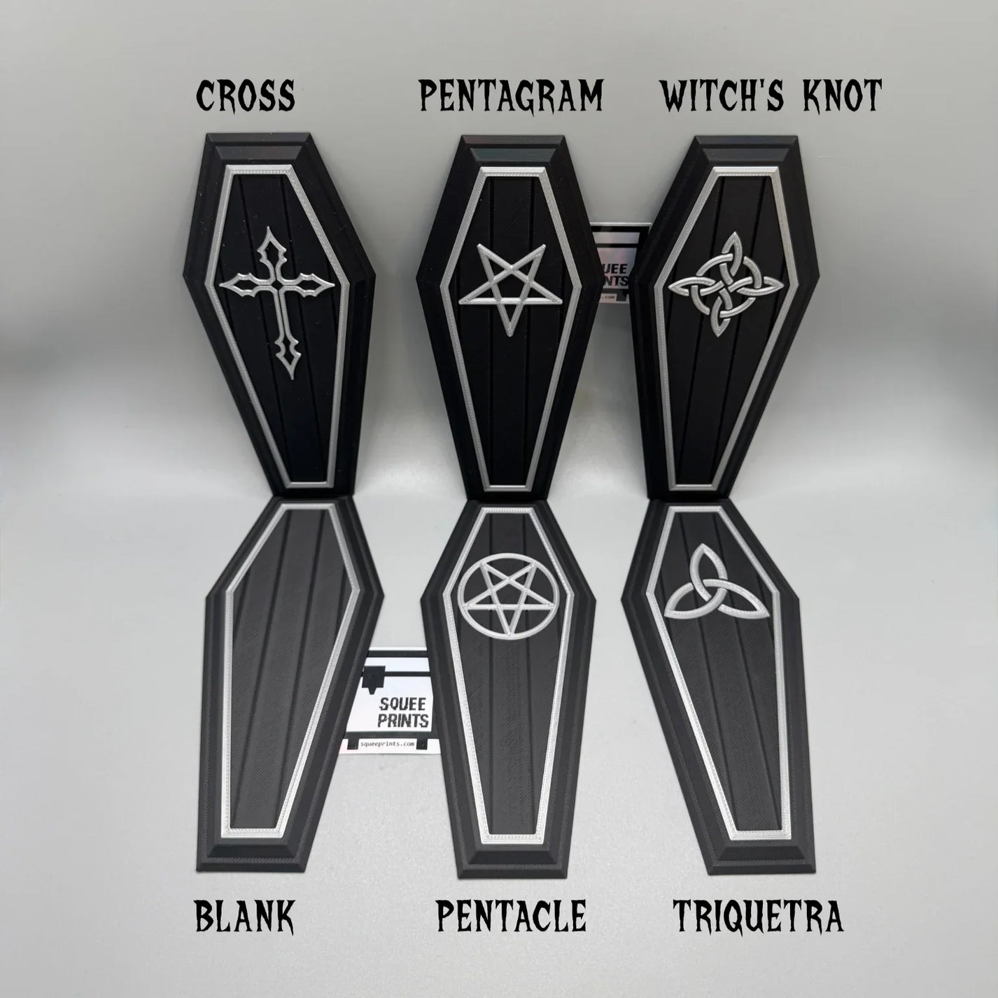 Coffin | Casket | Miniature | 3D Printed | Halloween Decor – Squee Prints